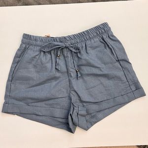 Love Tree | Shorts | Linen Shorts Drawstring Pullon Style Side Pockets ...